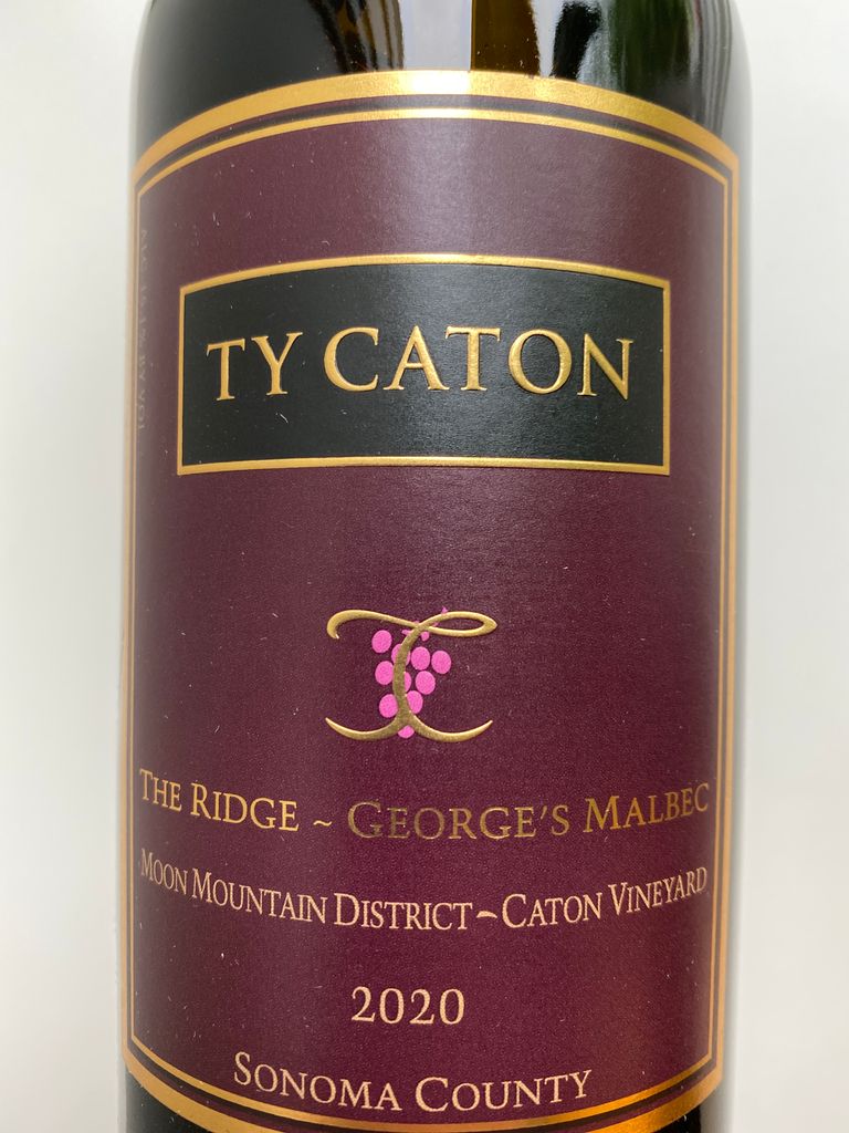 2020 Ty Caton Malbec The Ridge-Georges Caton Vineyard, USA, California ...
