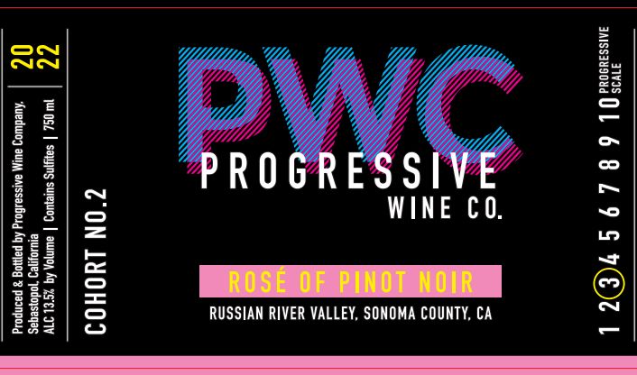 2022 Progressive Wine Co. Rosé of Pinot Noir, USA, California, Sonoma ...