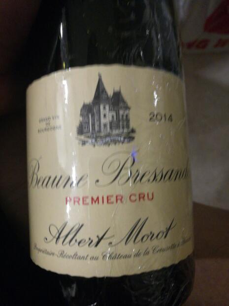 2014 Albert Morot Beaune 1er Cru Bressandes, France, Burgundy, Côte de ...