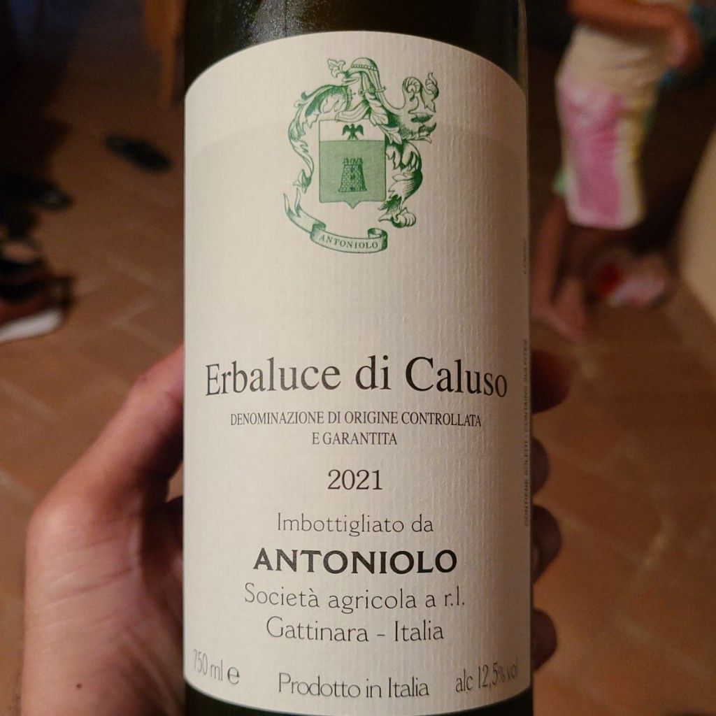 2021 Antoniolo Erbaluce di Caluso, Italy, Piedmont, Northern Piedmont ...