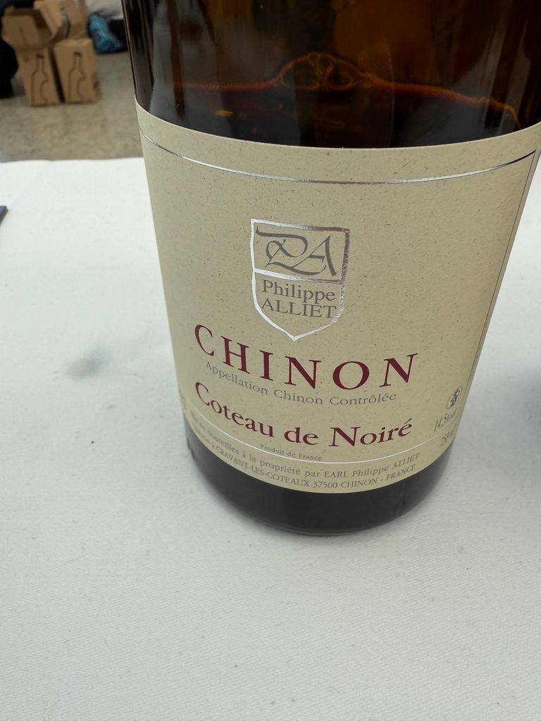 2022 Philippe Alliet Chinon Coteau de Noiré, France, Loire Valley ...