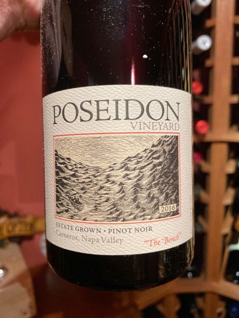 2015 Poseidon Vineyard Pinot Noir The Bench, USA, California, Napa ...