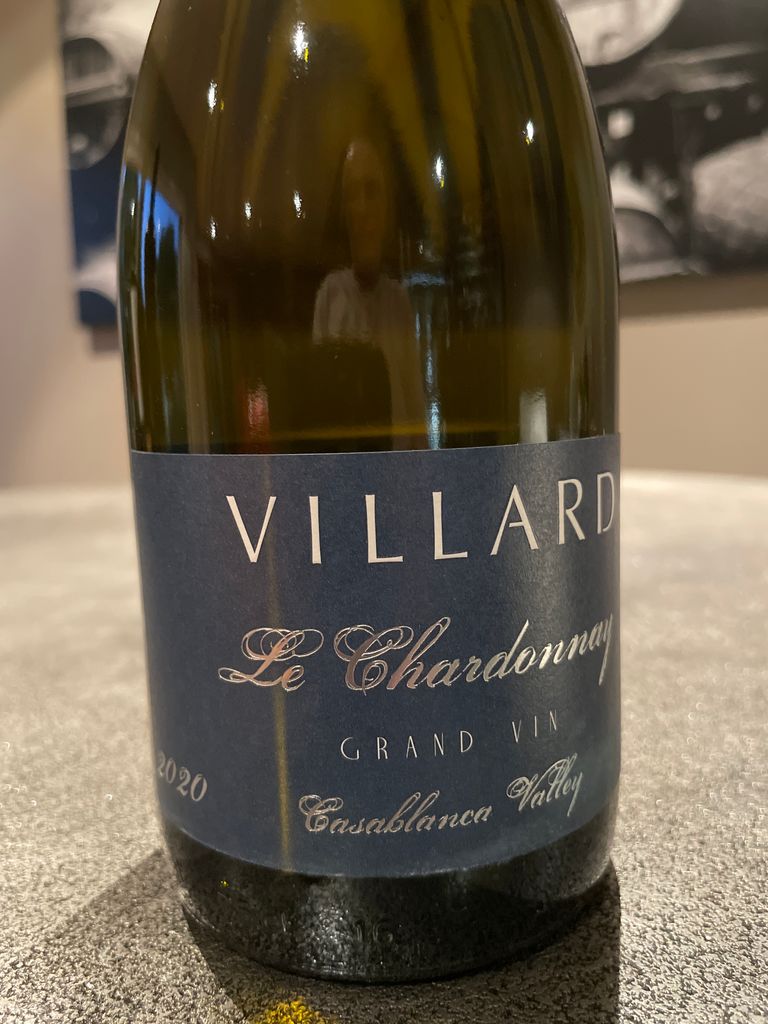 2020 Villard Estate Chardonnay Le Chardonnay Grand Vin, Chile ...
