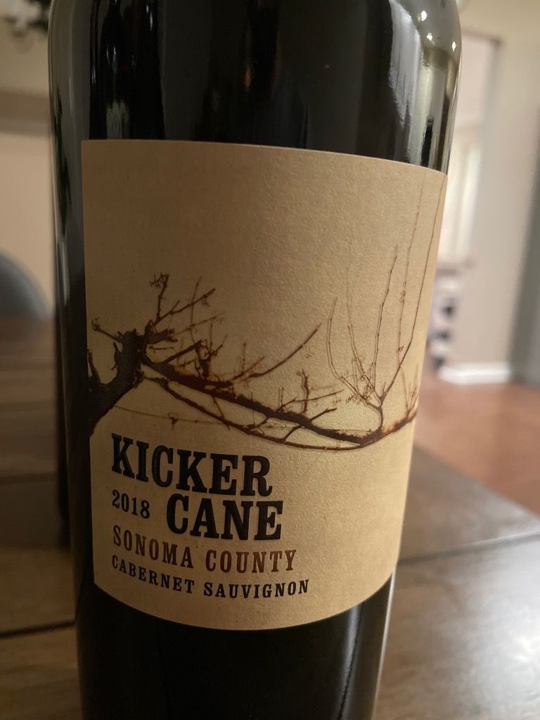 2018 Kicker Cane Cabernet Sauvignon Sonoma County, USA, California ...