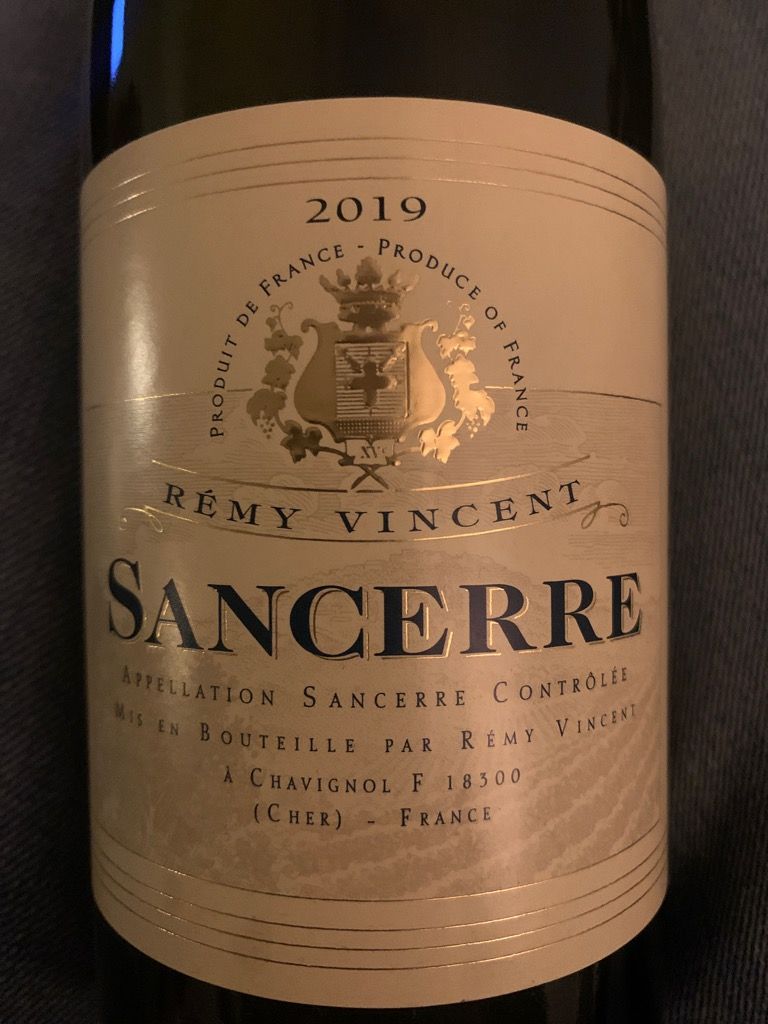 2019 Remy Vincent Sancerre Selection Brochard, France, Loire Valley ...