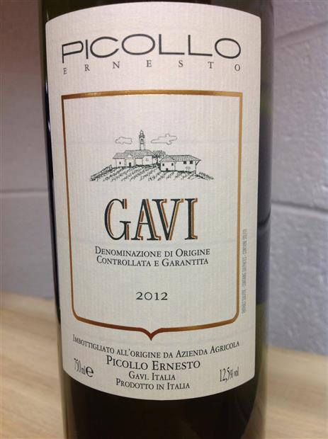 2010 Ernesto Picollo Gavi, Italy, Piedmont, Gavi - CellarTracker