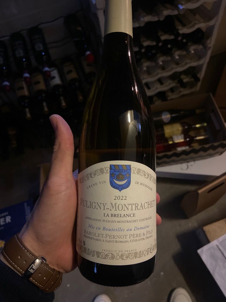 2022 Barolet-Pernot Pere et Fils Puligny-Montrachet La Brelance, France ...