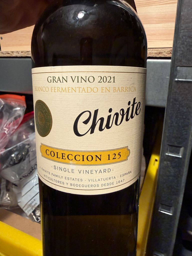 2021 Bodegas Julián Chivite Navarra Coleccion 125 Gran Vino 2021, Spain ...
