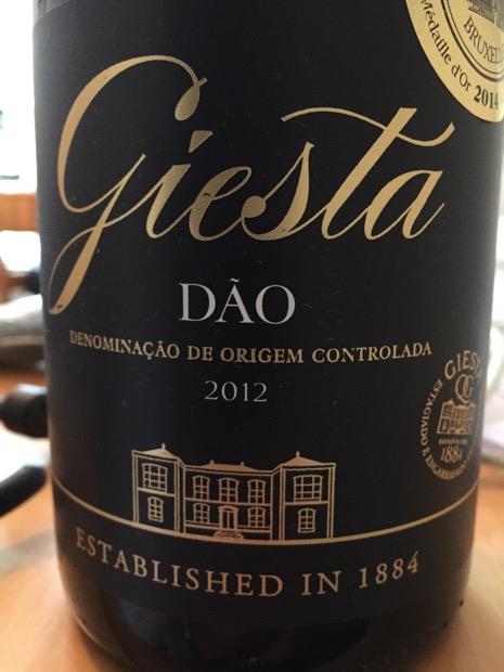 2012 Quinta da Giesta Dão Giesta, Portugal, Beiras, Dão - CellarTracker