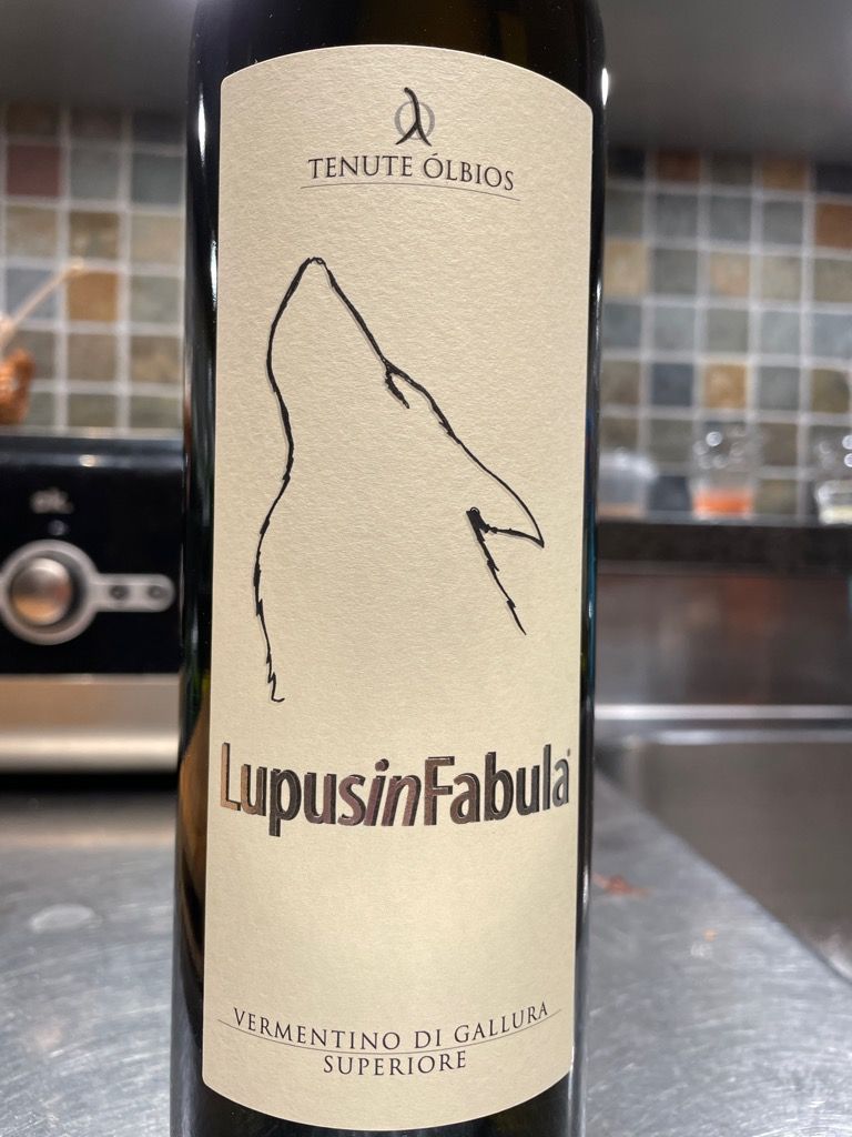 2021 Tenute Olbios Vermentino di Gallura Superiore Lupus in Fabula, Italy, Sardinia, Vermentino ...