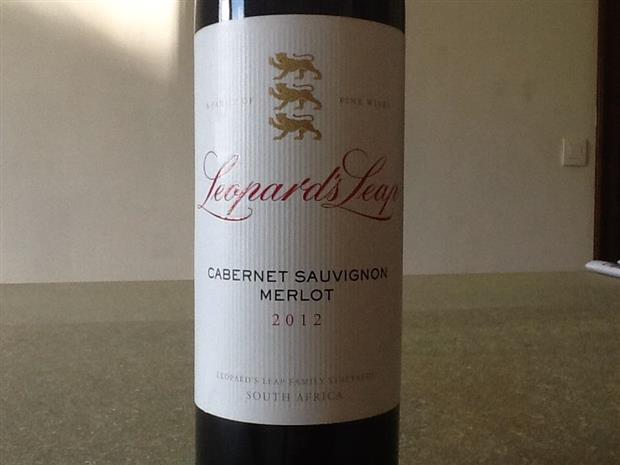 2008 Leopard's Leap Cabernet Sauvignon Merlot, South Africa, Western ...