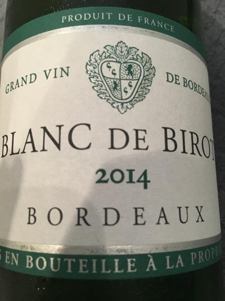 1979 Château de Birot Bordeaux Blanc, France, Bordeaux - CellarTracker