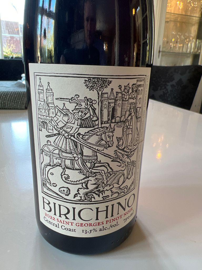 2022 Birichino Pinot Noir Saint Georges, USA, California, Central Coast ...