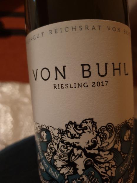 2017 Reichsrat Von Buhl Riesling trocken, Germany, Pfalz - CellarTracker