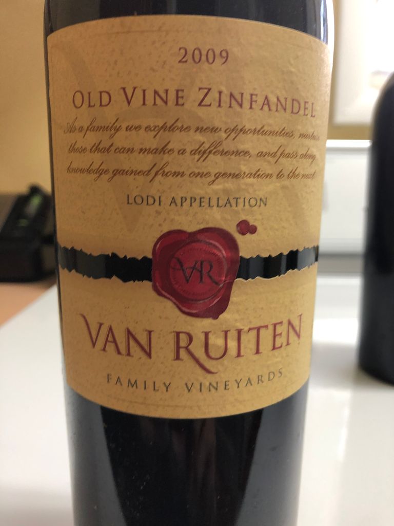 2009 Van Ruiten Zinfandel Old Vine Lodi, USA, California, Central ...