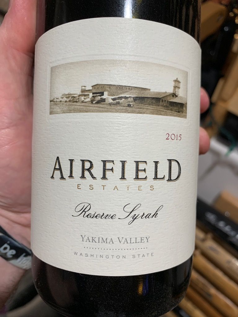 2015 Airfield Estates Syrah Reserve, USA, Washington, Columbia Valley ...