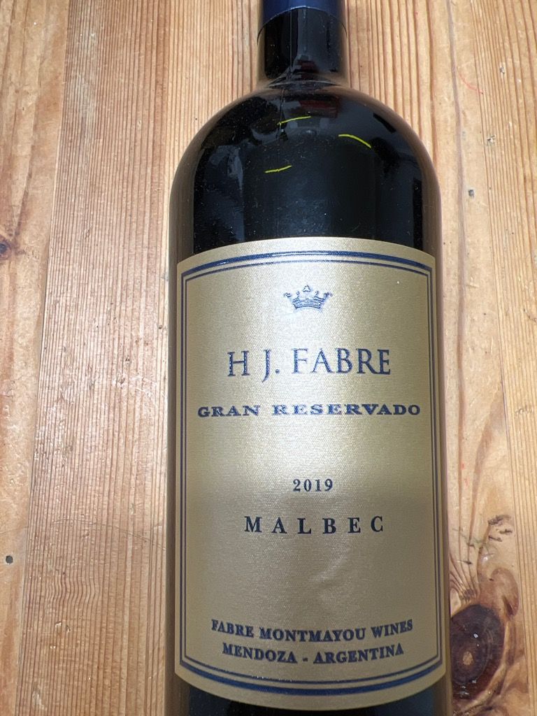 2022 H J. Fabre Malbec Gran Reserva, Argentina, Mendoza, Lujan de Cuyo ...