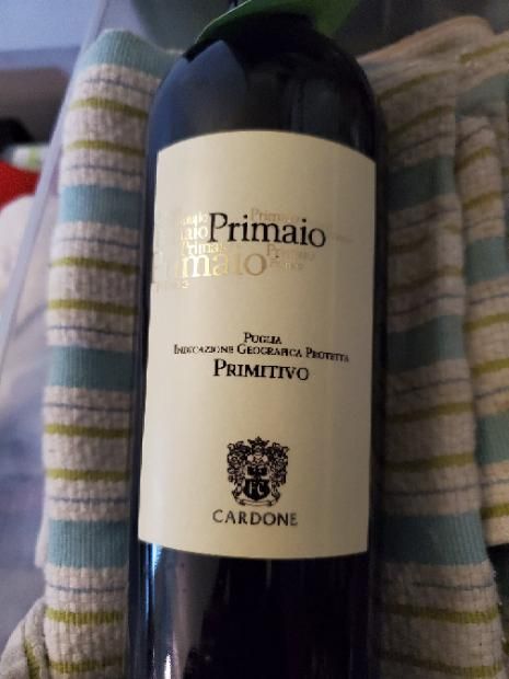 2013 Cardone Primitivo Primaio Puglia IGT, Italy, Puglia, Puglia IGT ...