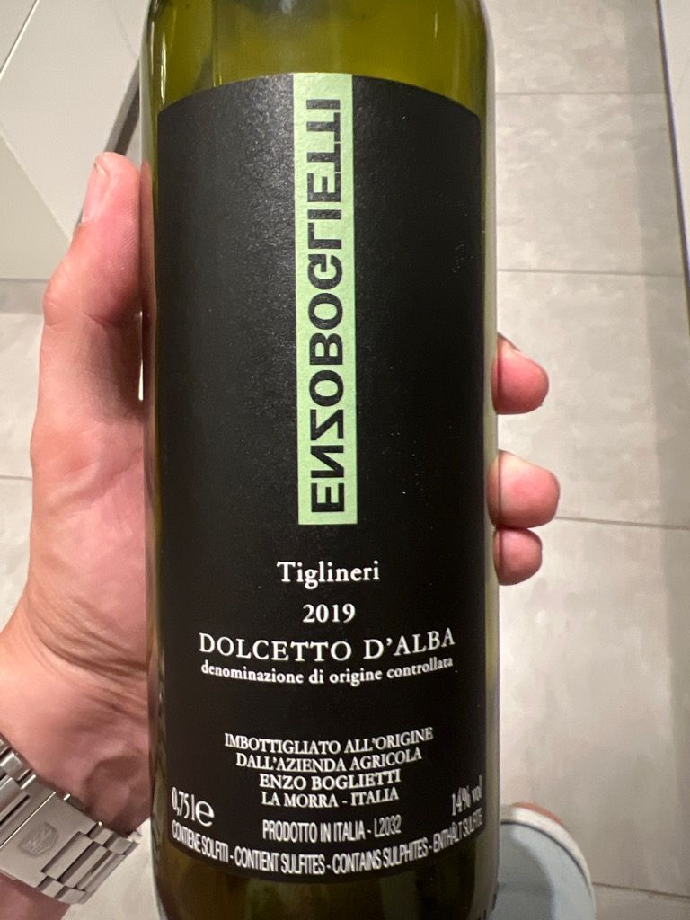 2019 Enzo Boglietti Dolcetto d'Alba Tiglineri, Italy, Piedmont, Alba ...