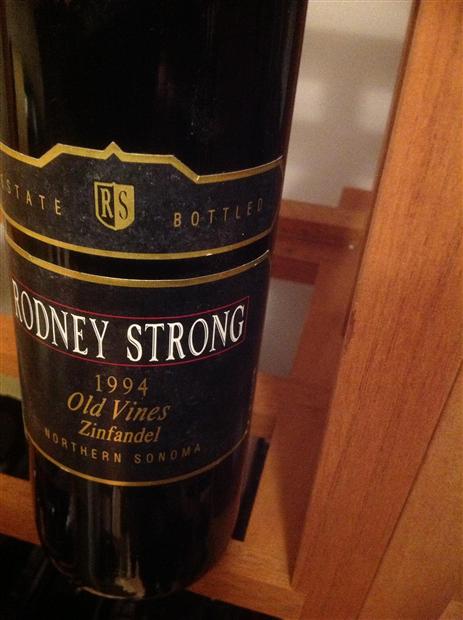 2017 Rodney Strong Zinfandel Old Vines, USA, California, Sonoma County ...