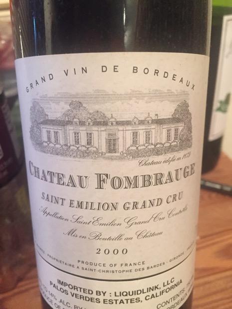 2000 Fleur de Rol (Château Rol de Fombrauge), France, Bordeaux ...