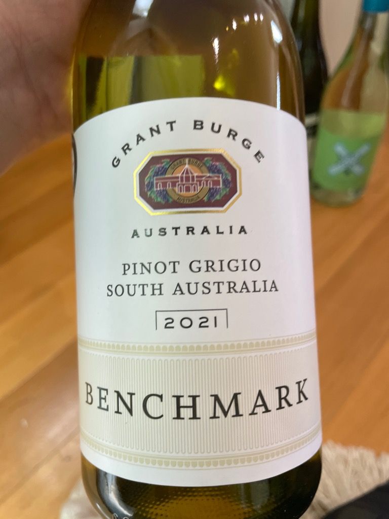 2020 Grant Burge Pinot Grigio Benchmark, Australia, South Australia ...