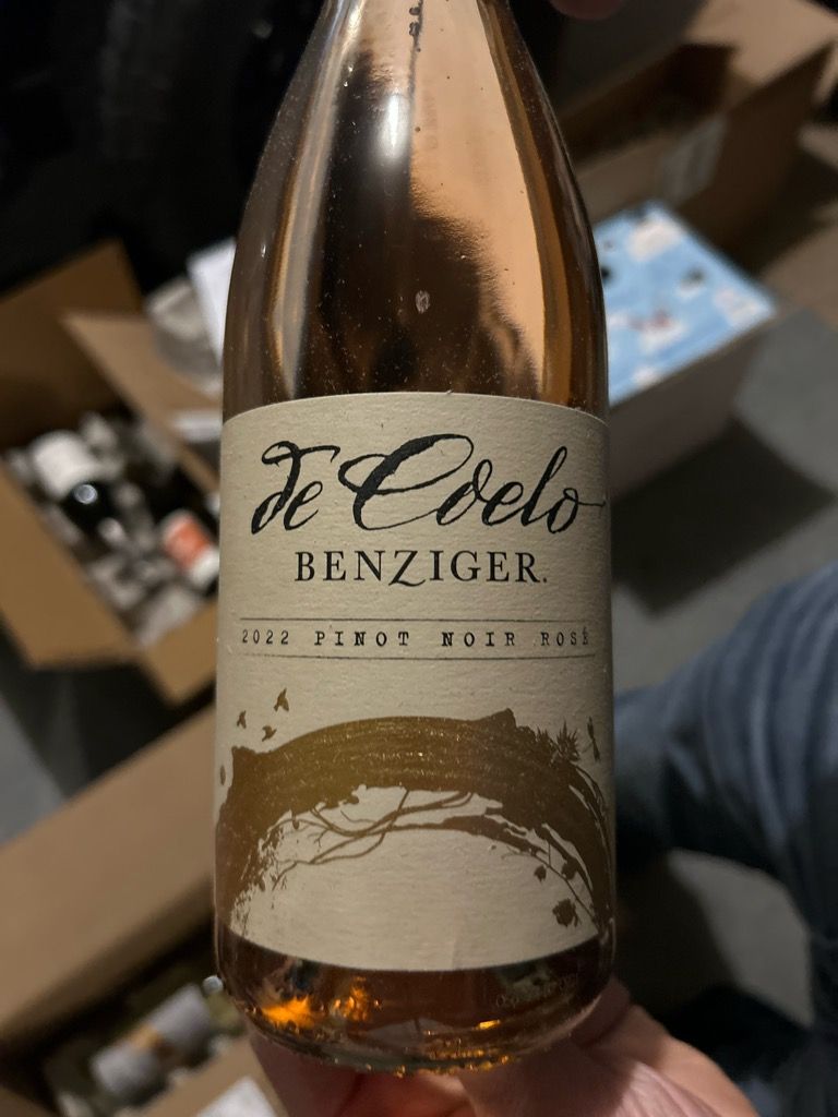 2022 Benziger Family Winery Pinot Noir de Coelo, USA, California ...