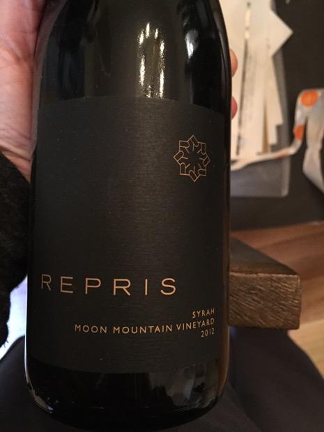 2000 Repris Syrah Moon Mountain Vineyard, USA, California, Sonoma ...