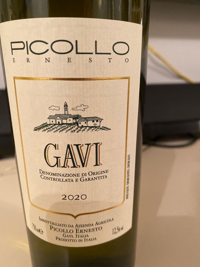 2020 Ernesto Picollo Gavi, Italy, Piedmont, Gavi - CellarTracker