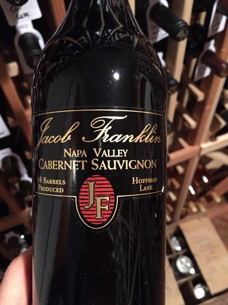 2011 Jacob Franklin Cabernet Sauvignon Hoffman Lane, USA, California ...