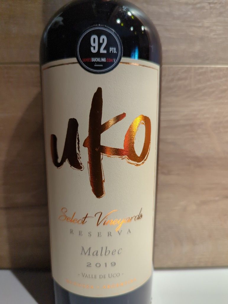 2020 The Uko Malbec Select Vineyards Reserva, Argentina, Mendoza ...