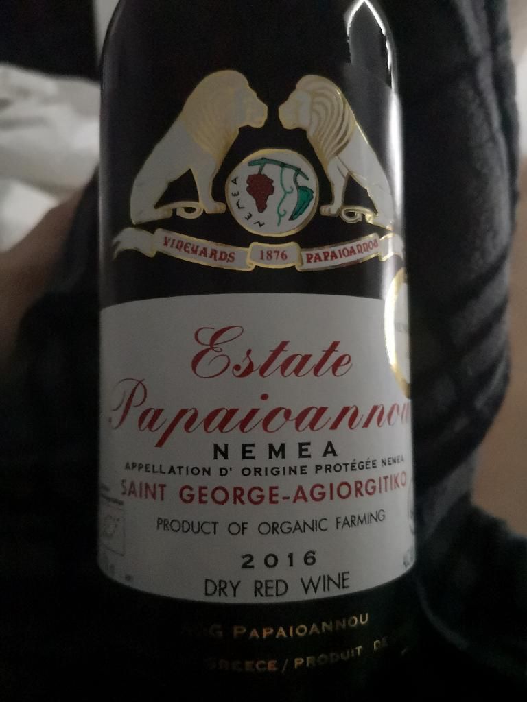 2019 Estate Papaioannou Agiorgitiko Nemea, Greece, Peloponnisos, Nemea ...