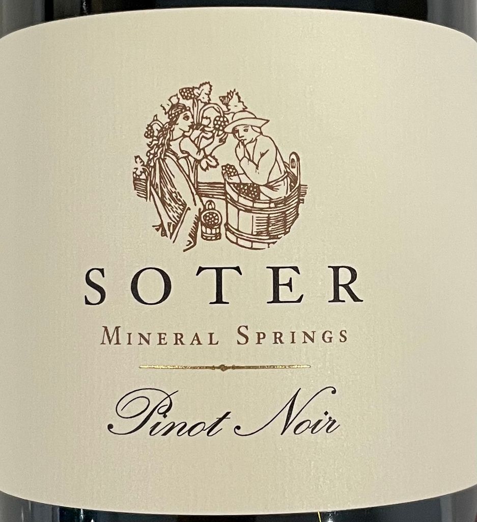 2018 Soter Pinot Noir Mineral Springs (White Label), USA, Oregon ...