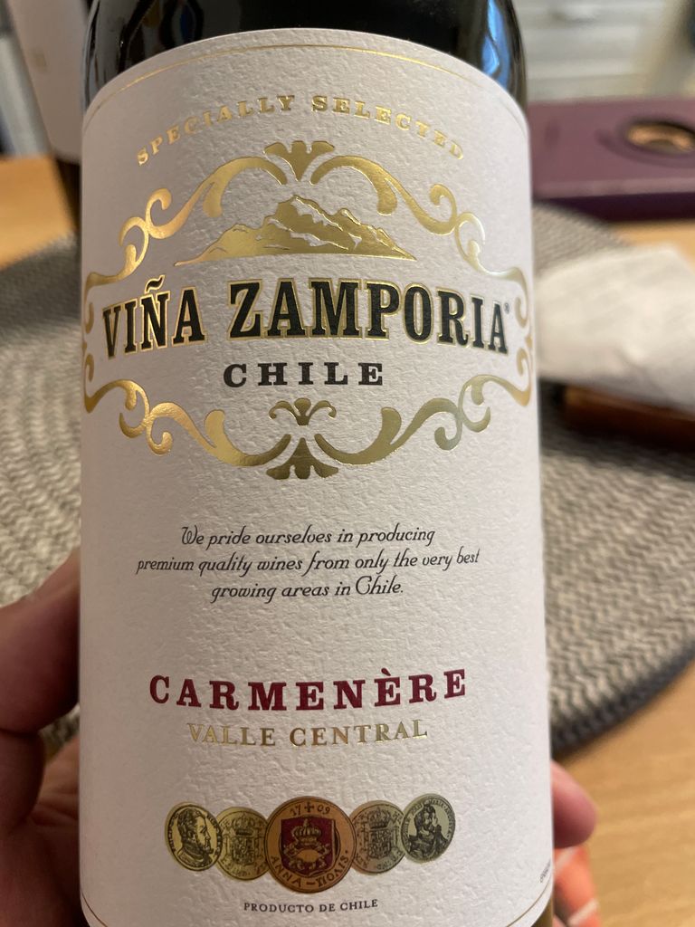 2019 Vina Zamporia Carménère, Chile, Limarí Valley - CellarTracker