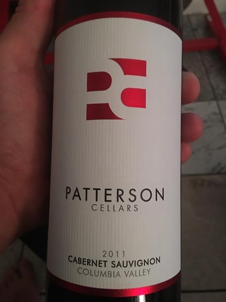 2011 Patterson Cellars Cabernet Sauvignon, USA, Washington, Columbia ...