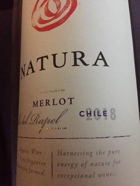 2018 Emiliana Merlot Natura, Chile, Rapel Valley - CellarTracker