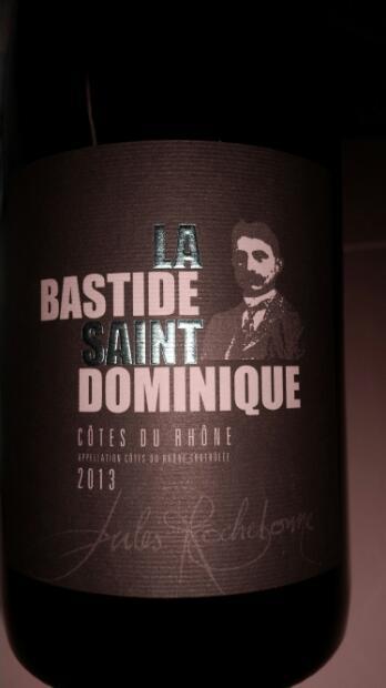 2013 La Bastide Saint-Dominique Côtes du Rhône Cuvée Jules Rochebonne ...
