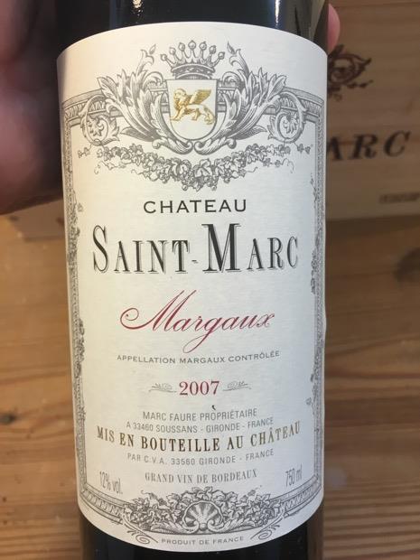 2006 Château Saint-Marc Margaux, France, Bordeaux, Médoc, Margaux ...