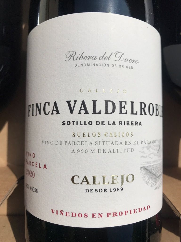 2020 Bodegas Felix Callejo Finca Valdelroble, Spain, Castilla y León ...