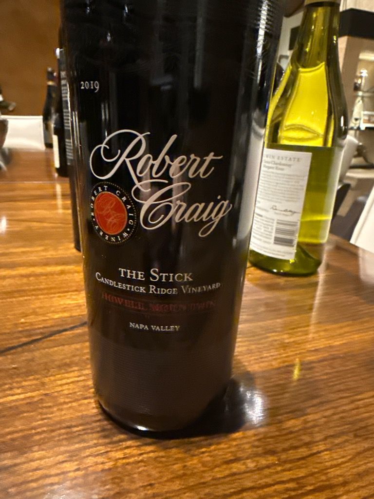 2019 Robert Craig Cabernet Sauvignon The Stick Candlestick Vineyard ...