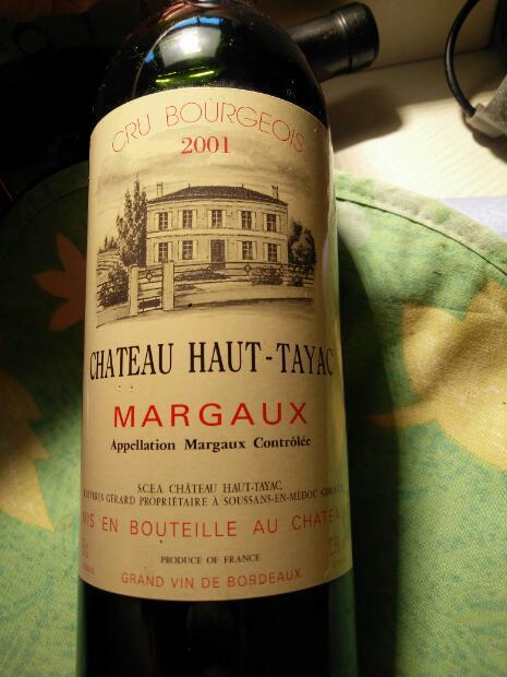 2001 Château Haut-Tayac, France, Bordeaux, Médoc, Margaux - CellarTracker