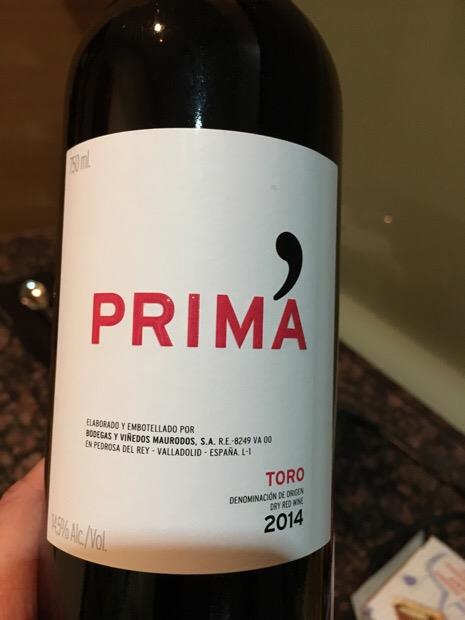 2014 Bodegas y Viñedos San Roman Toro Prima, Spain, Castilla y León ...