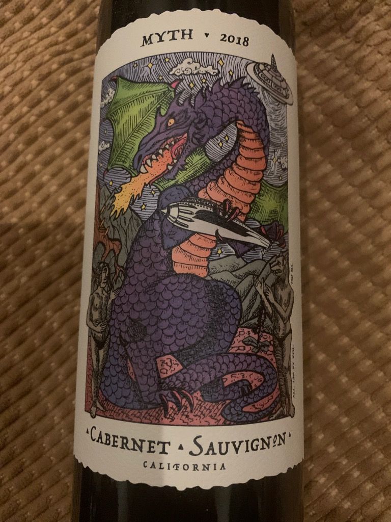 2018 First Crush Vineyards Cabernet Sauvignon Myth, USA, California ...