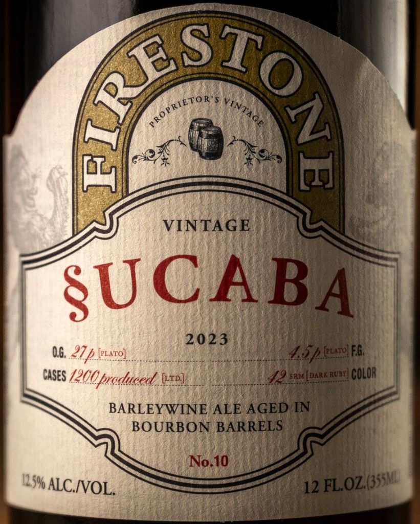 2023 Firestone Walker Barley Wine §ucaba, USA, California, Central ...