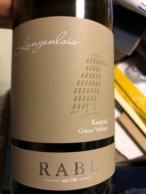 2017 Rabl Grüner Veltliner Langenlois, Austria, Niederösterreich ...