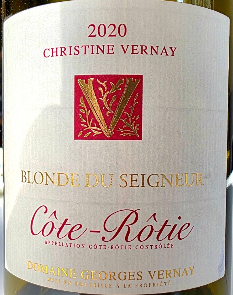 2020 Domaine Georges Vernay Côte-Rôtie Blonde du Seigneur, France ...