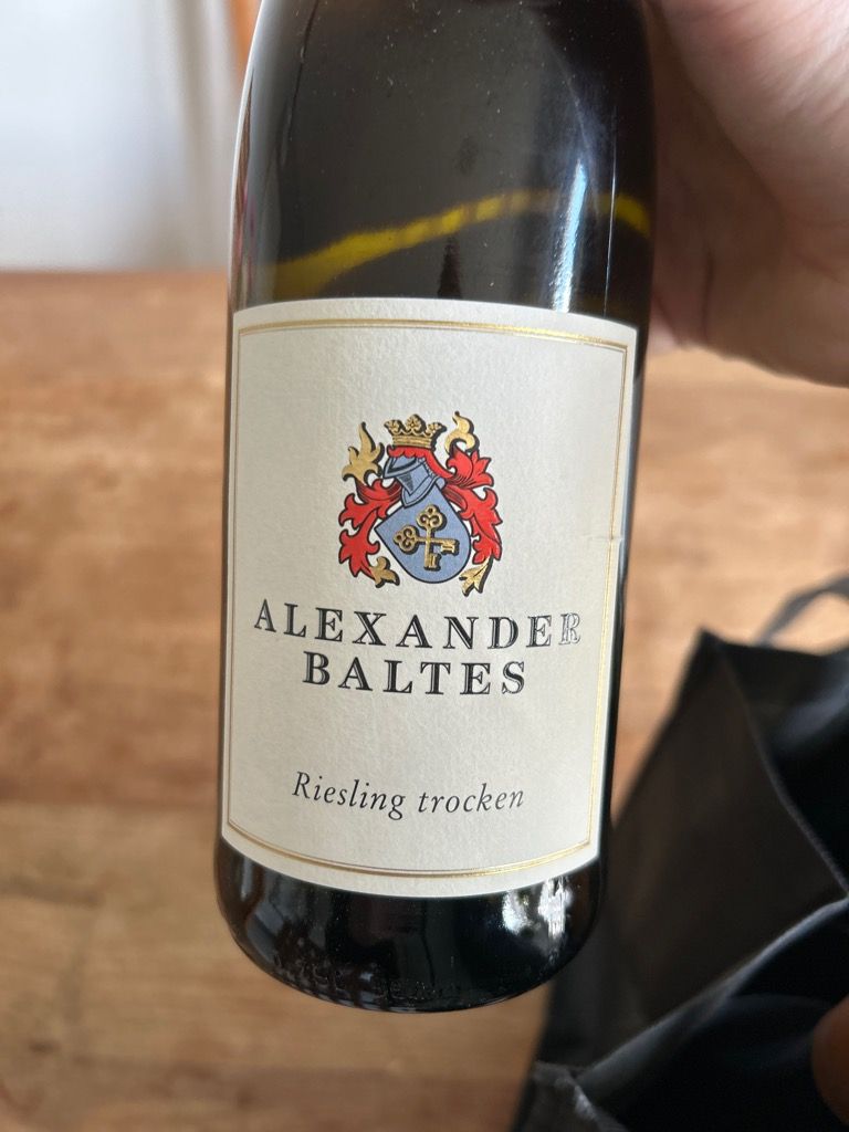 2022 Alexander Baltes Riesling, Germany, Rheinhessen - CellarTracker