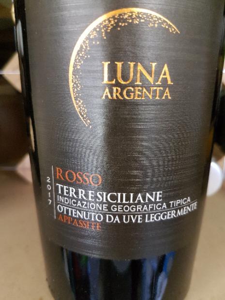 2016 MGM Mondo del Vino Terre Siciliane Luna Argenta Apassite Rosso ...