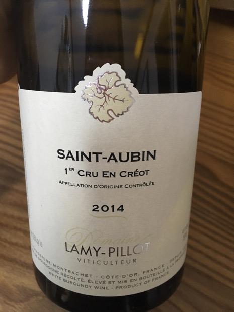 2013 Domaine Lamy-Pillot Saint-Aubin 1er Cru En Créot Blanc, France ...