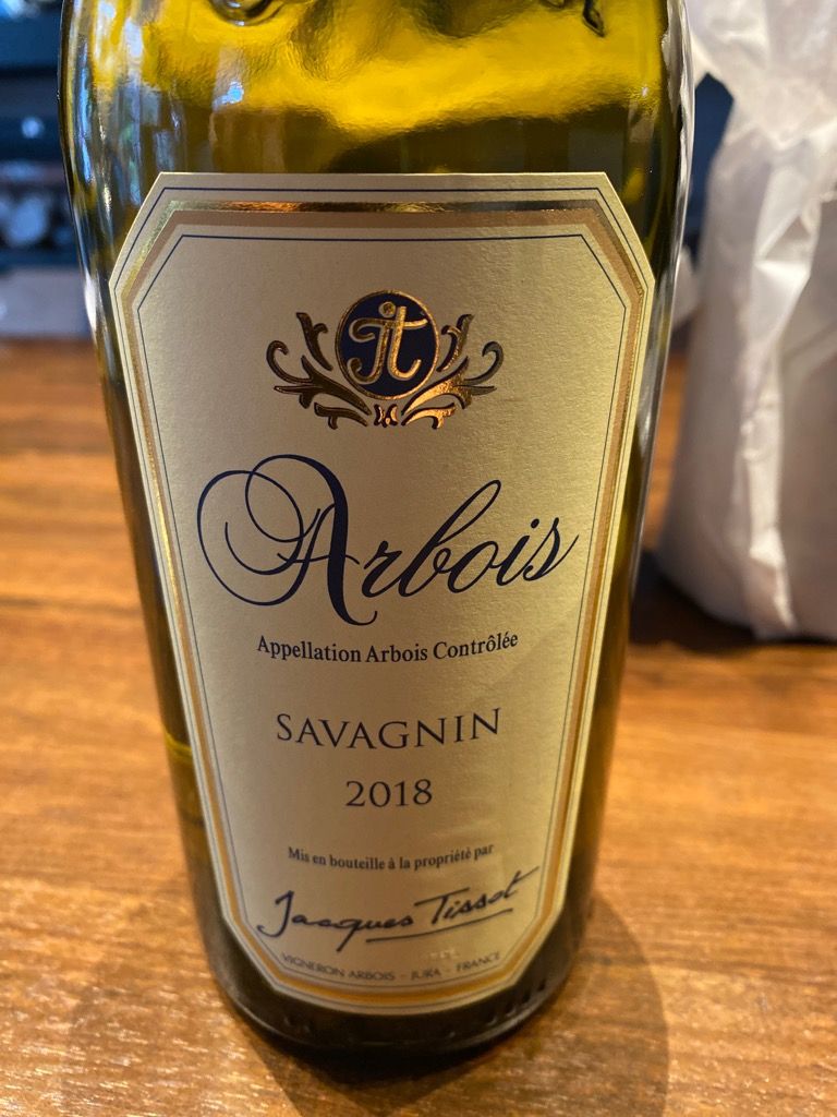 2018 Domaine Jacques Tissot Savagnin, France, Jura, Côtes du Jura ...